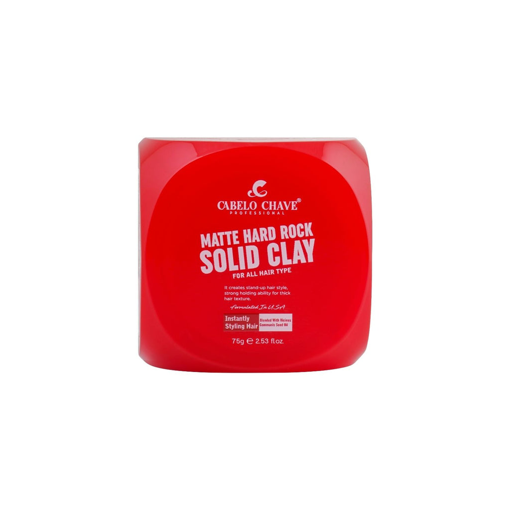 Matte Hard Rock Solid Clay 75g – Cabelo Chave